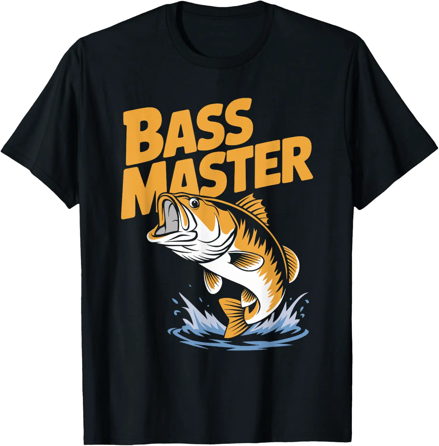 Bass Fish Fishing Fisherman T-Shirt - Walmart.com