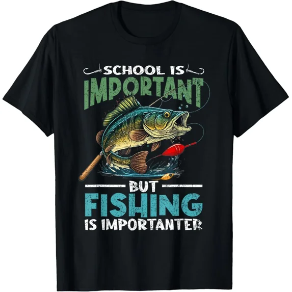 Bass Fisherman Saying Funny Youth Boys Fishing Gift Apparel Unisex T ...