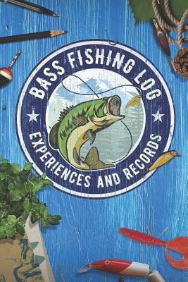 Pre-Owned Bass Fishing Log Experiences and Records: 6 X 9 (Paperback ...