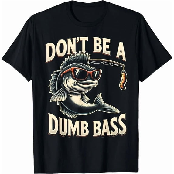Bass Fishing Stuff Dad Bass Fish Papa Fishing Gift Unisex T-Shirt ...