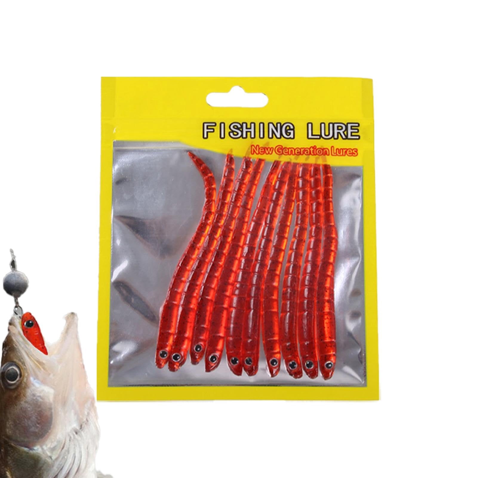 Bass Fishing Worm | Soft Earthworm Bait,Artificial Soft Earthworm ...