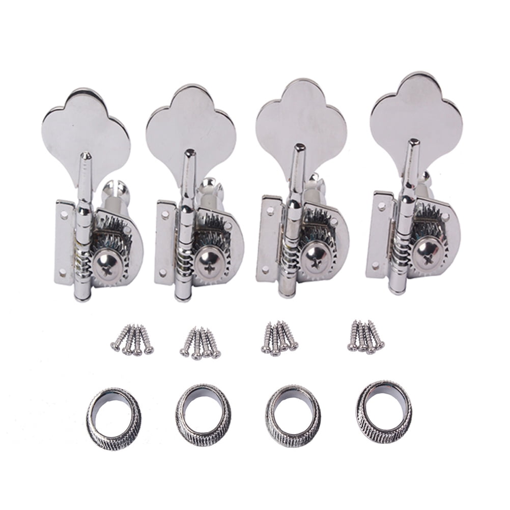 Bass Guitar 4R Tuner Machine Heads with Screws - Walmart.com