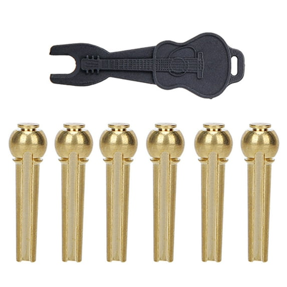 Bass Guitar Bridge Pegs Stringed Instruments String Nails Remover ...