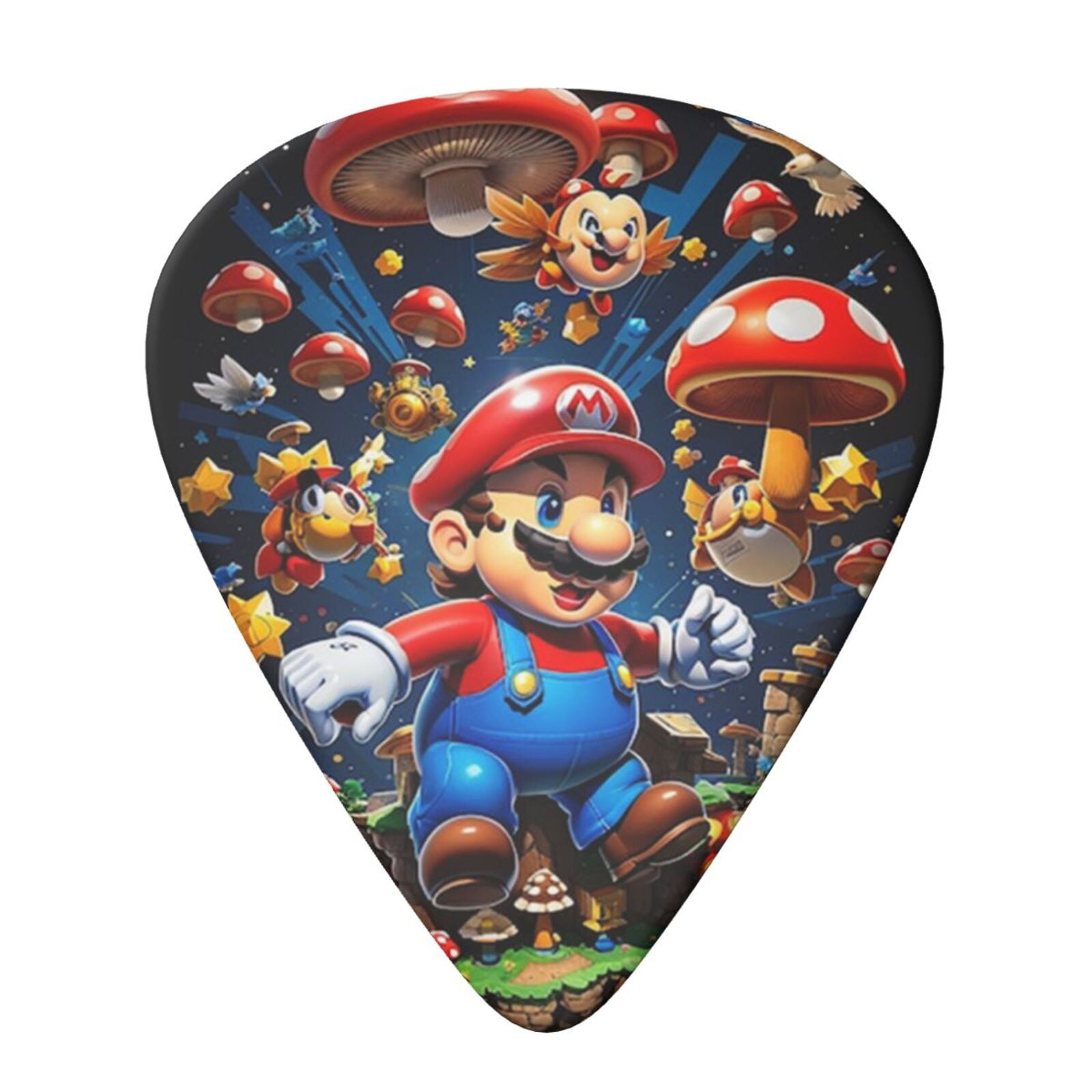 Bass Guitar Picks,Super Mario Guitar Picks For Acoustic Electric Guitar ...