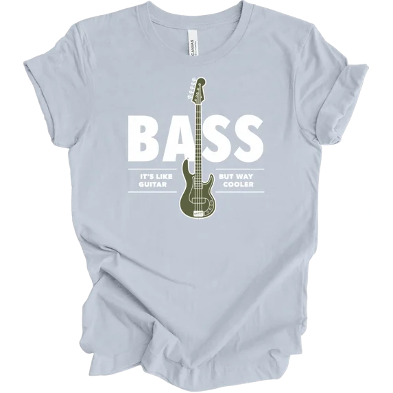 Bass Guitar Quote - Cool Music Lover Bassist Player T-Shirt, Vintage T ...
