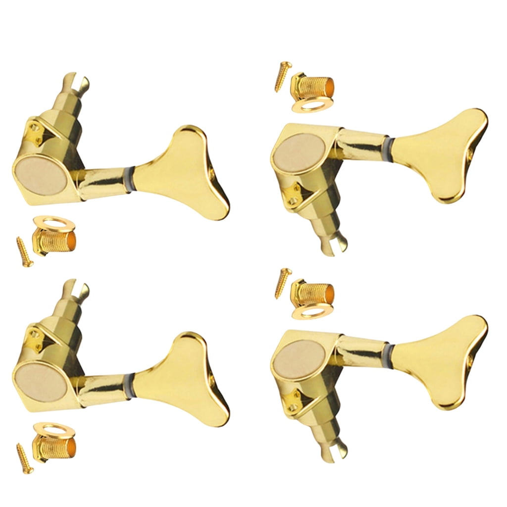 Bass Guitar Tuning Peg, Fishtail-Shaped Button Sealed Machine Heads ...