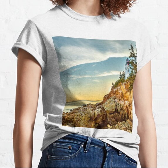 Bass Harbor Lighthouse Classic T-shirt - Walmart.com