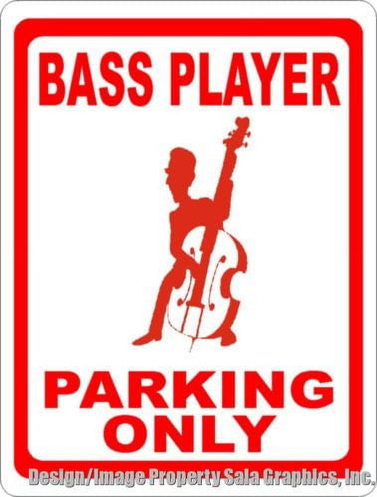 Bass Player Parking Sign - Walmart.com