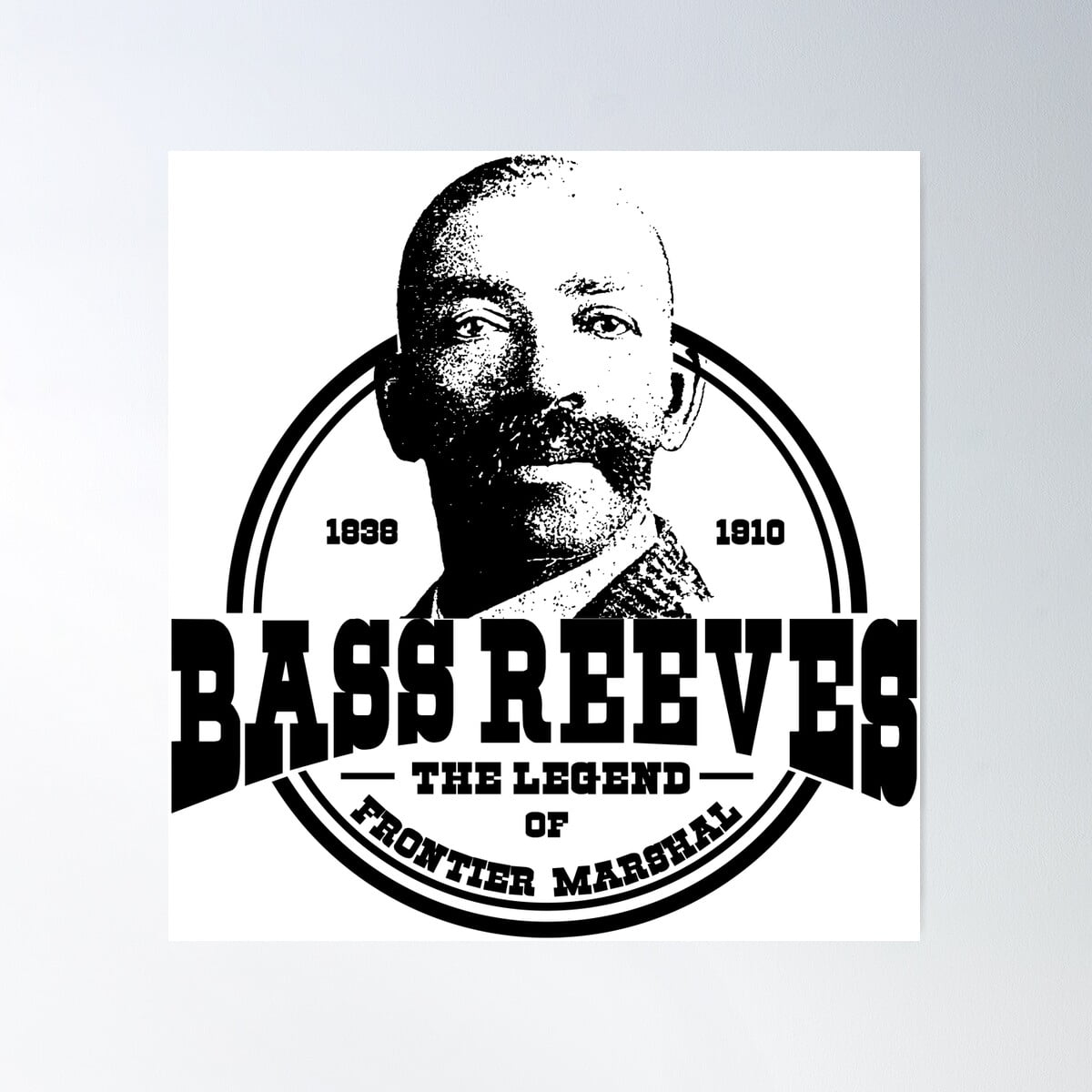 Bass Reeves Poster Wall Art, Modern Wall Decor For Living Room Bedroom ...