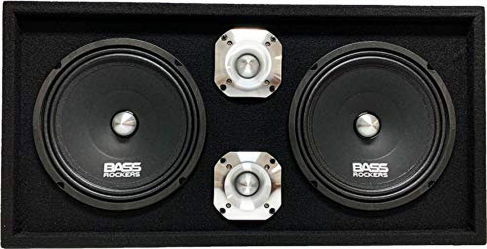 Bass Rockers BRCH10 Loaded 10" Speaker Box with 2X 10 700W Bass Rockers ...