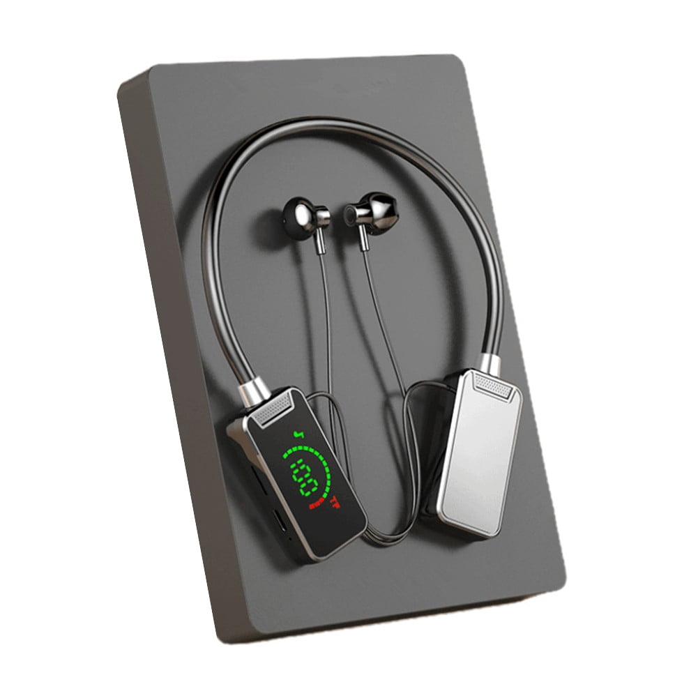 Bass Stereo Neckband Earphones Wireless Sound Card Live Streaming ...