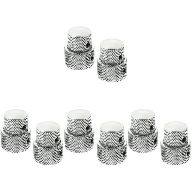 Bass Volume Caps Guitar Knob Control Knobs Parts Instrument Accessories Screw Metal 8 Pcs ...