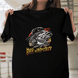 Bass Whisperer Shirt Fishing Graphic Largemouth Funny Angler Unisex T ...