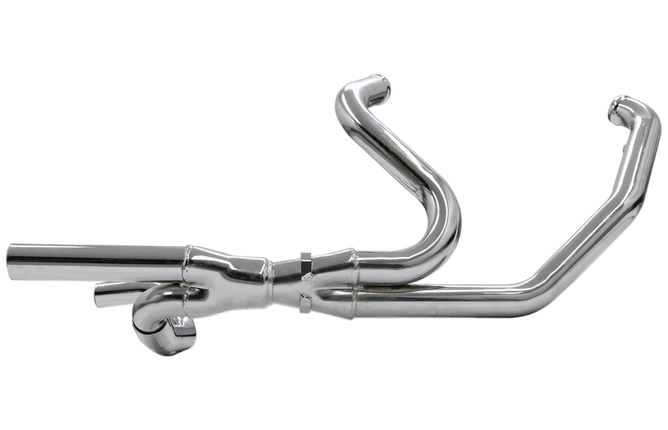 Bassani 2 x 2 Chrome Dual Head Pipes (1F14A) - Walmart.com