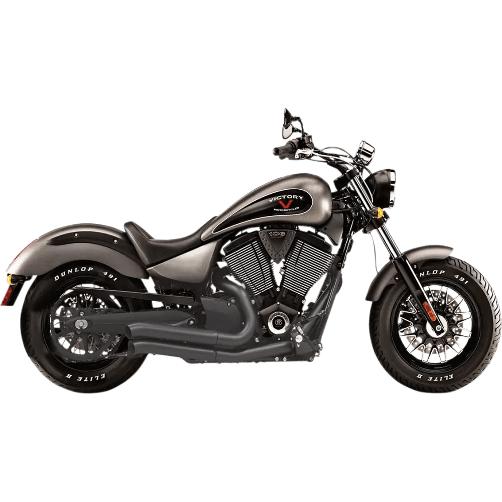 Bassani Pro Street Black Exhaust System w/Turn Out Ends (6V23DB ...