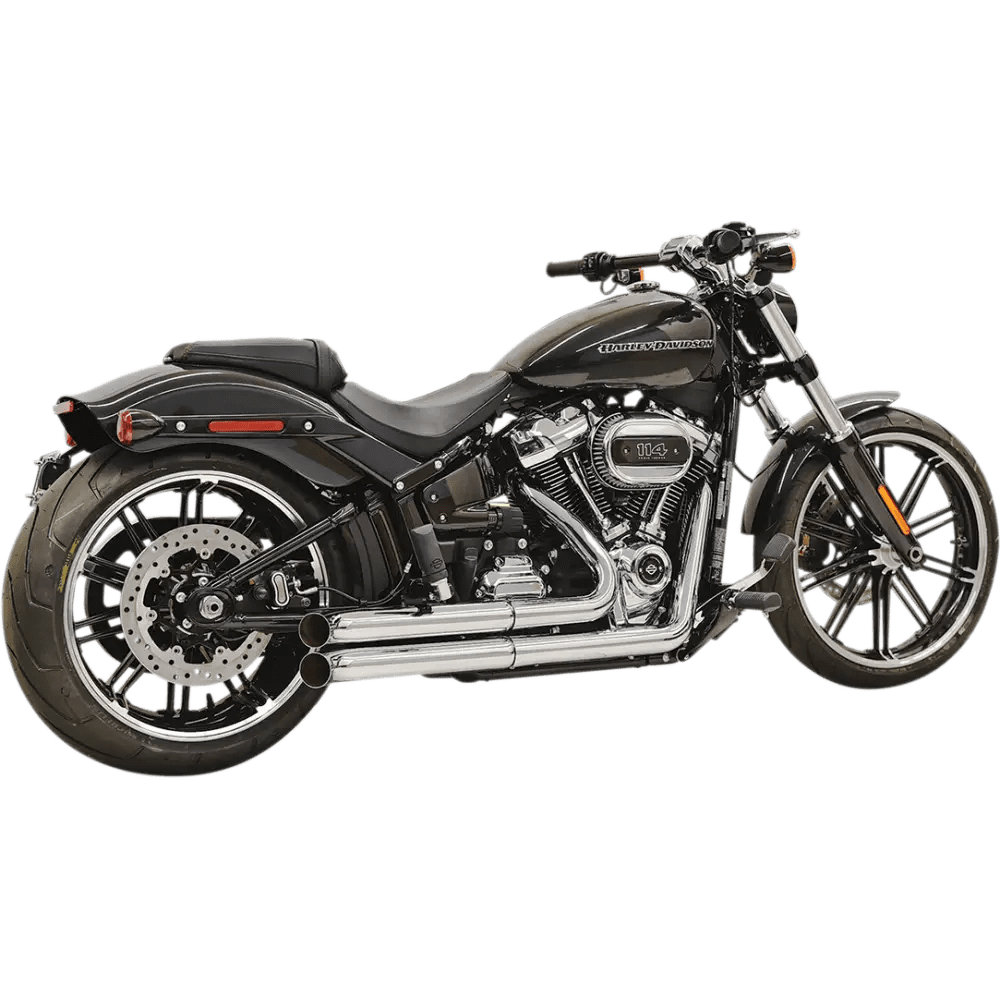 Bassani Pro Street Chrome Exhaust System w/Turn Out Ends (1S34D ...