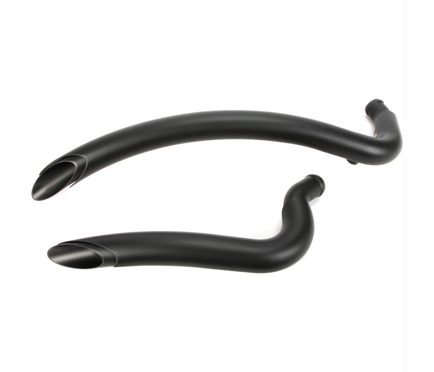 Bassani Radial Sweepers Black Exhaust System w/Black Heat Shields ...