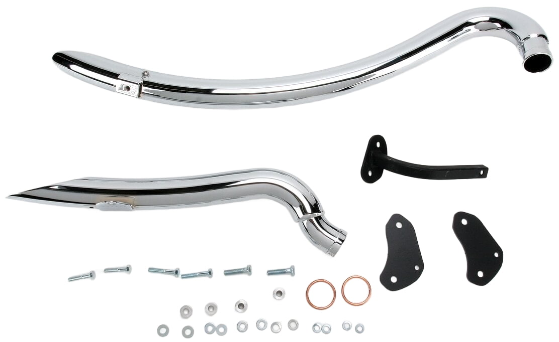 Bassani Radial Sweepers Chrome Exhaust System (XL-FF12) - Walmart.com