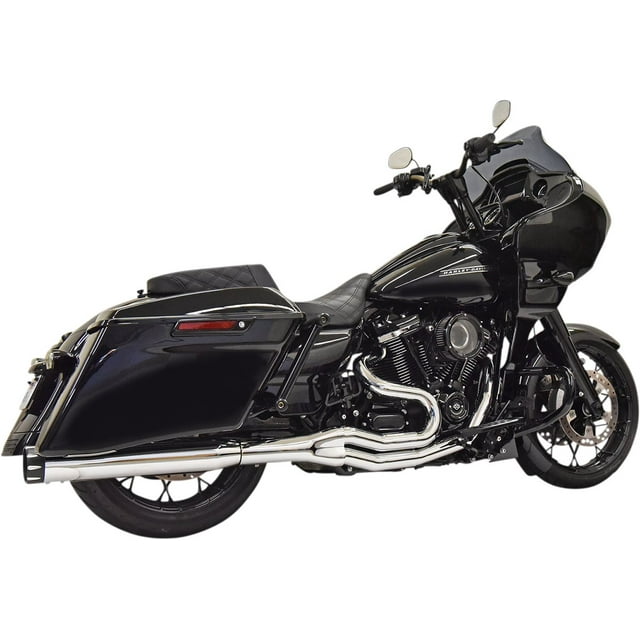 Bassani Road Rage 2-into-1 High Horsepower Chrome Exhaust System (1F78T ...
