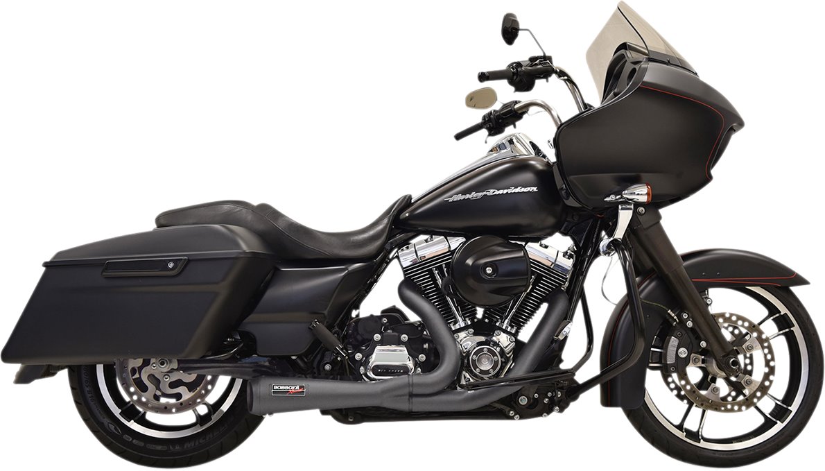 Bassani Road Rage 2-into-1 Short Black Exhaust System (1F52RB ...