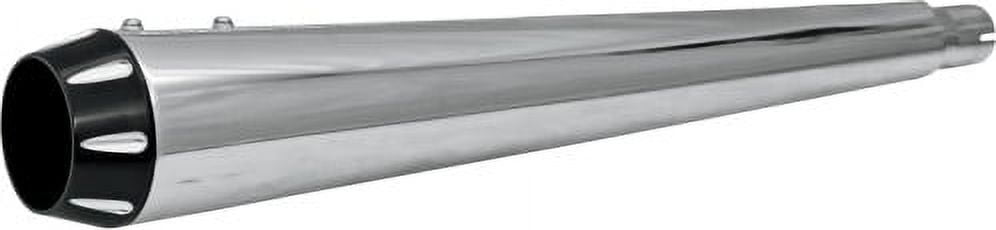 Bassani End Cap w/Contrasting Flutes for Road Rage Black Exhaust ...