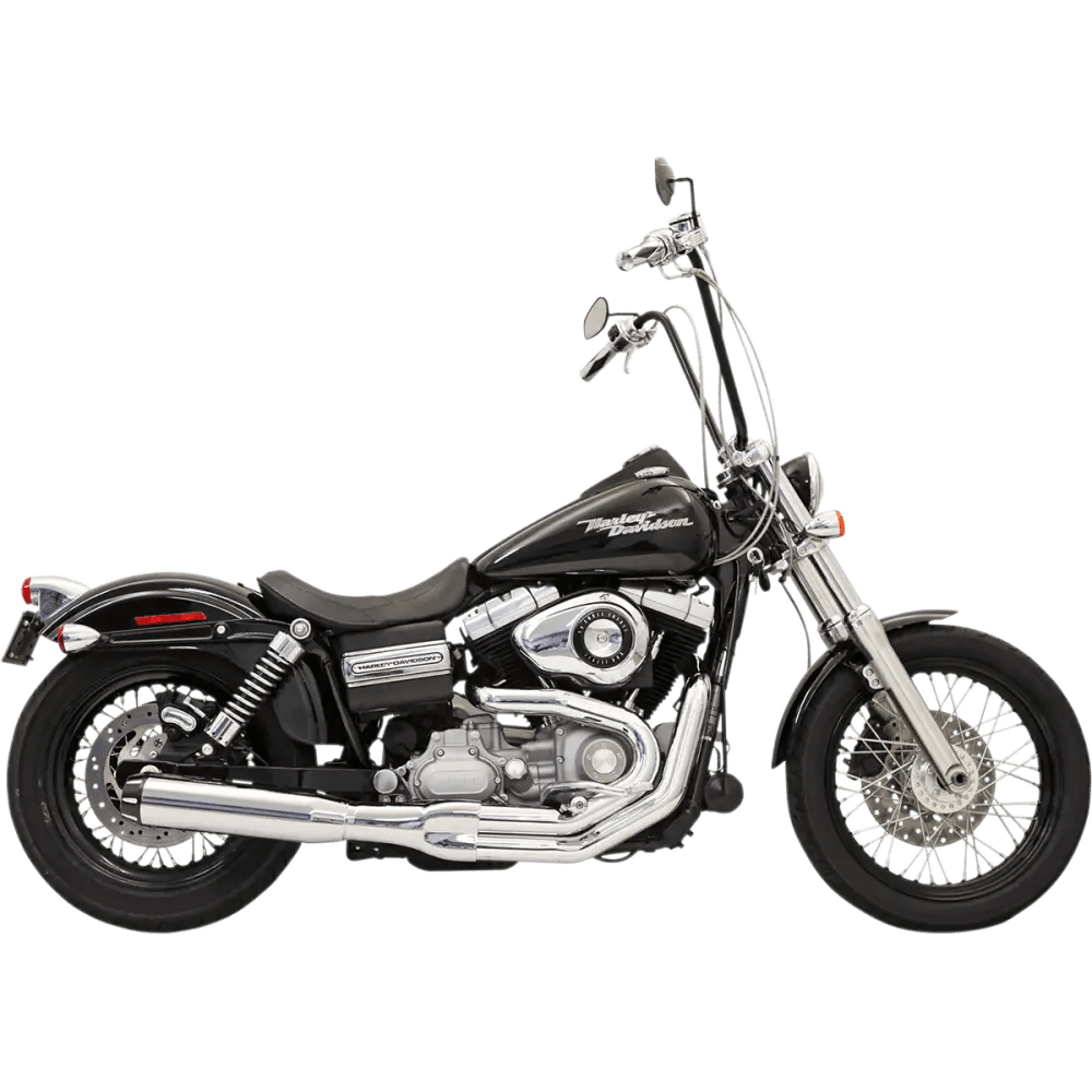 Bassani Road Rage II B1 Power Series Chrome 2-into-1 Exhaust System ...