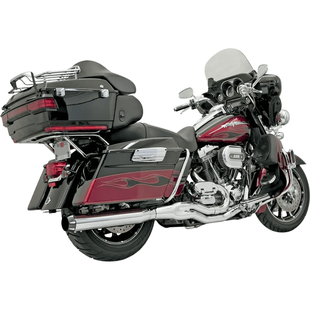 Bassani Road Rage II Straight Chrome B4 Series 2-into-1 Exhaust System ...