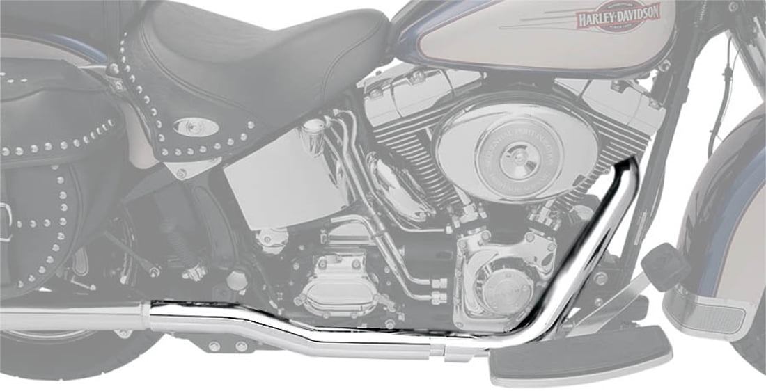 BASSANI XHAUST SFT-211 Tru Dual Exhaust - '86-'06 Softail - Walmart.com