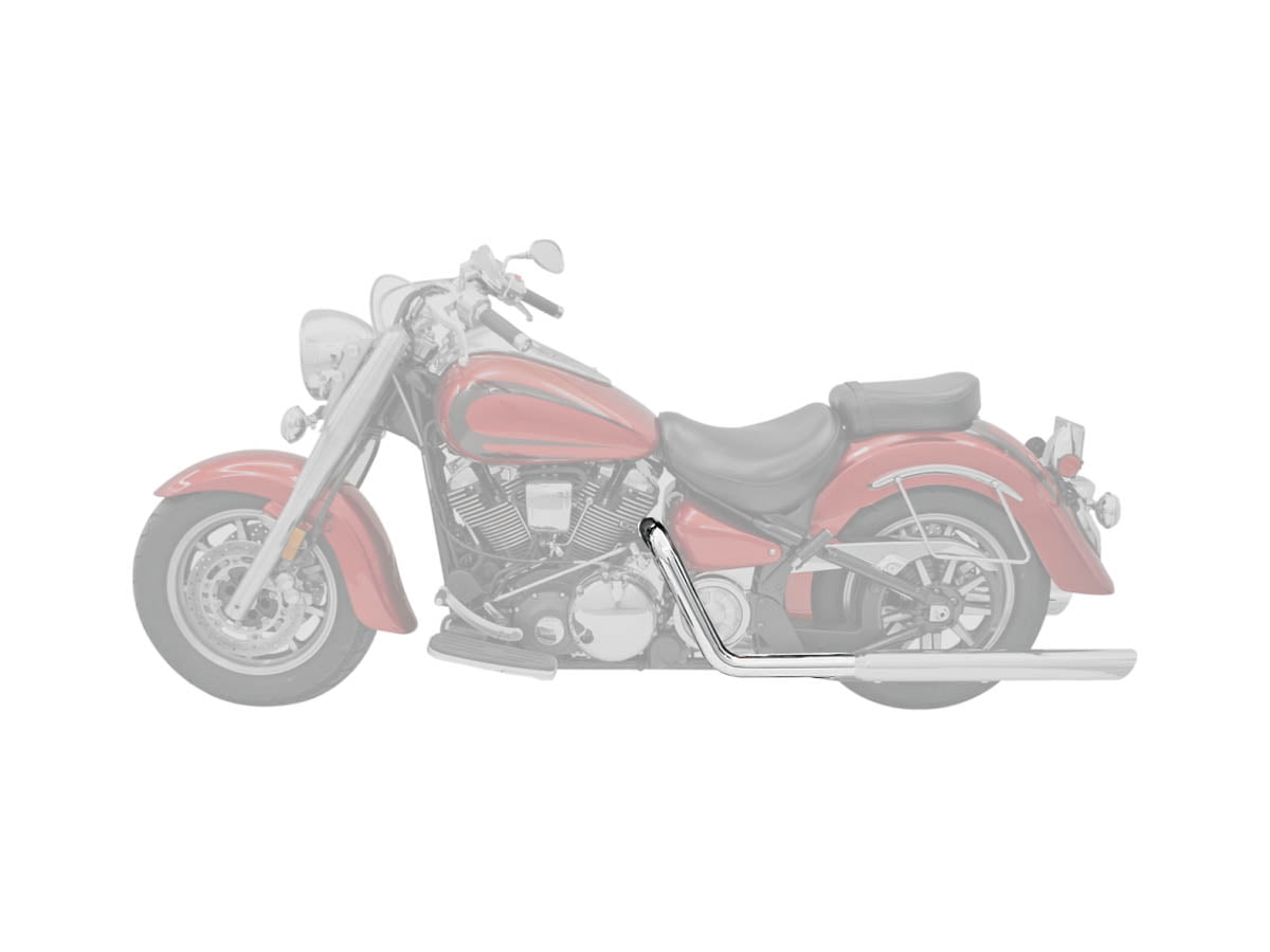 Bassani True Dual Chrome Header Pipes (31115A) - Walmart.com