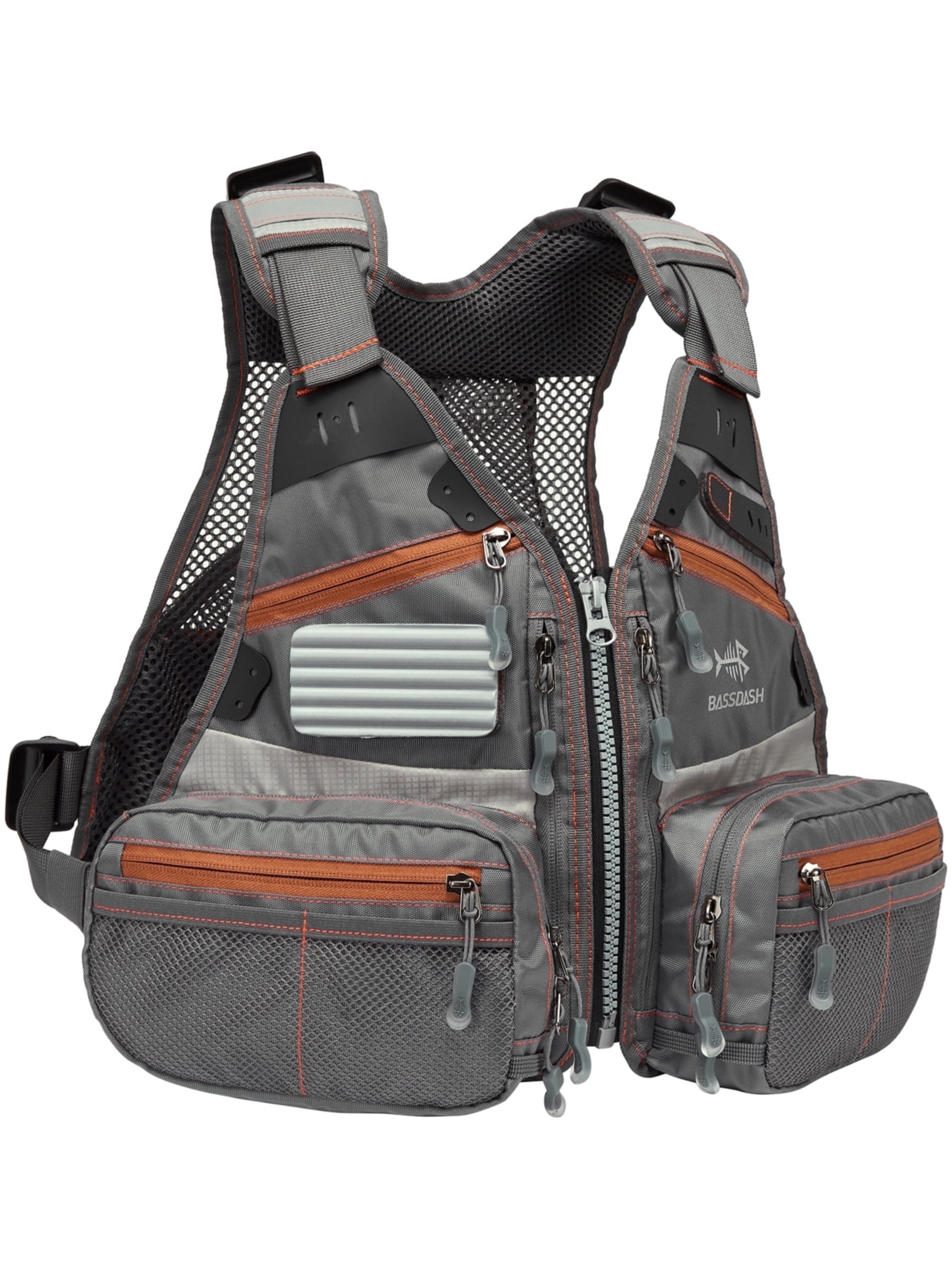 Bassdash FV09 Fly Fishing Vest, Adjustable Youth Kids, Multiple Pockets ...