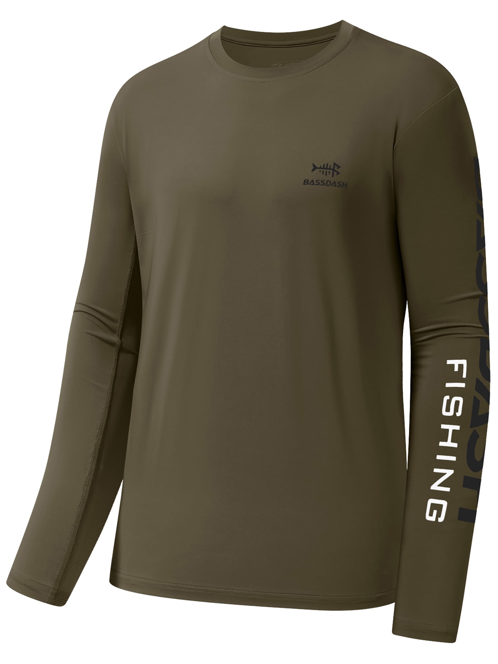 Bassdash Fishing T Shirts for Men UV Sun Protection UPF 50+ Long Sleeve ...