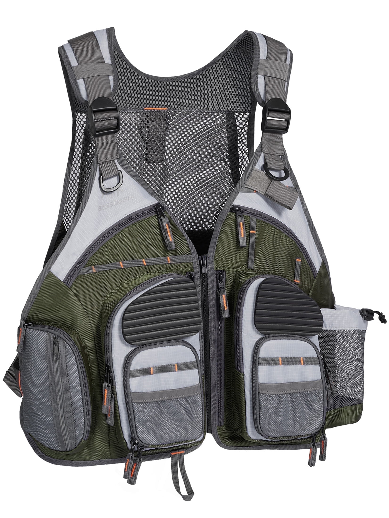 Bassdash Fishing Vest Adjustable for Men and Women, for Fly Bass Boat ...