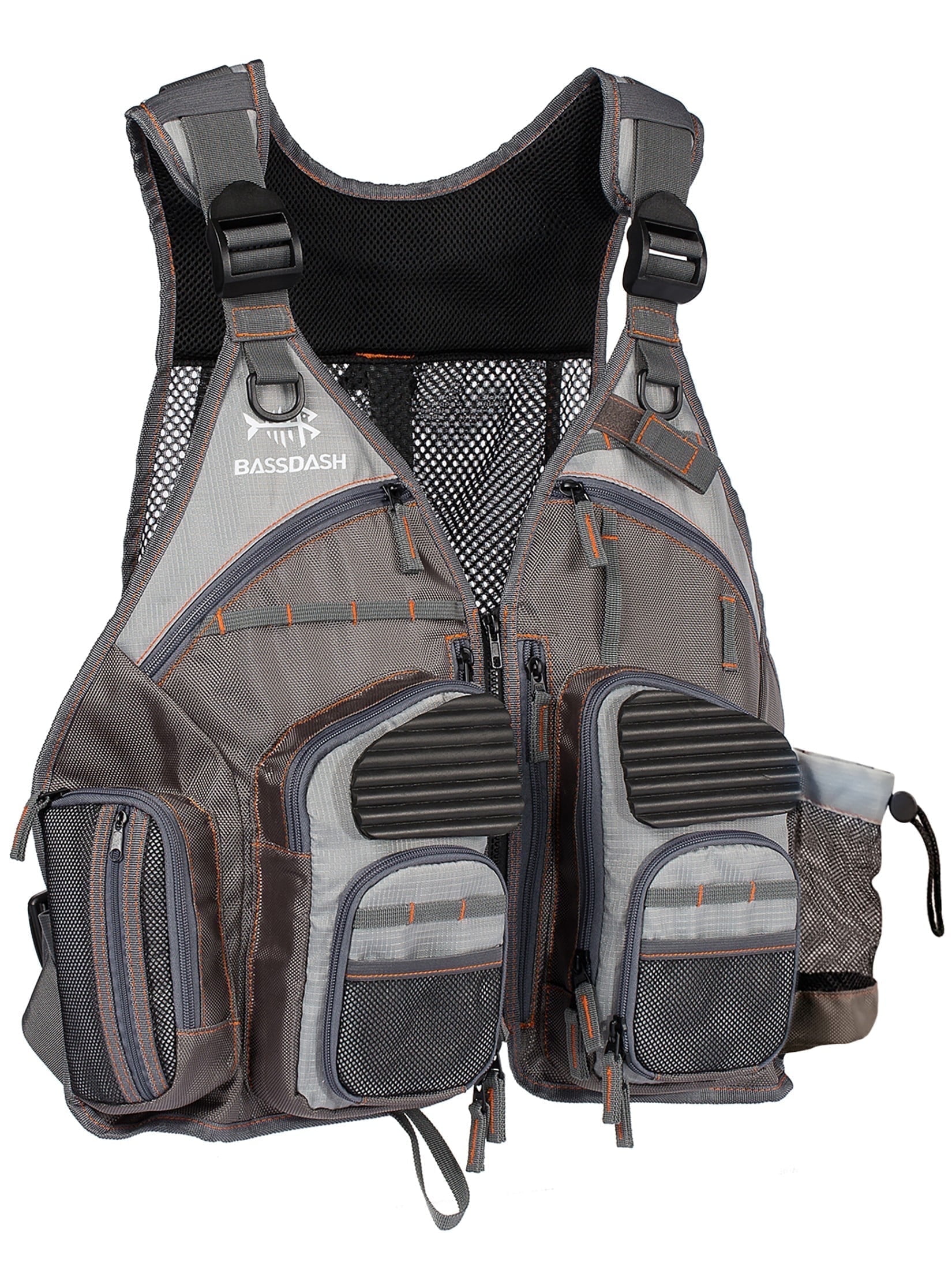 Bassdash Fishing Vest Adjustable for Men and Women, for Fly Bass Boat ...