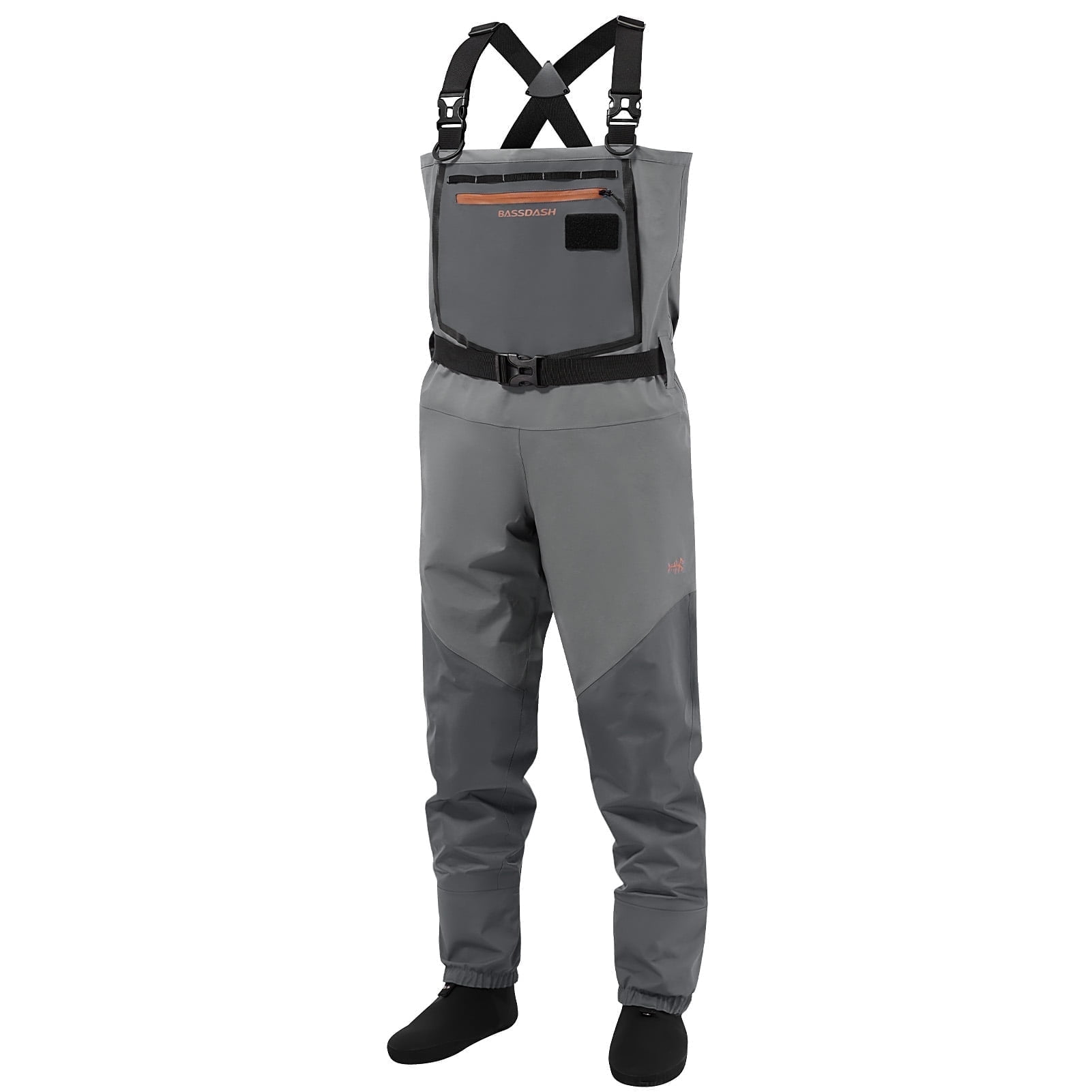 Bassdash Flex Men’s Nylon Breathable Chest Waders Waterproof Fly ...