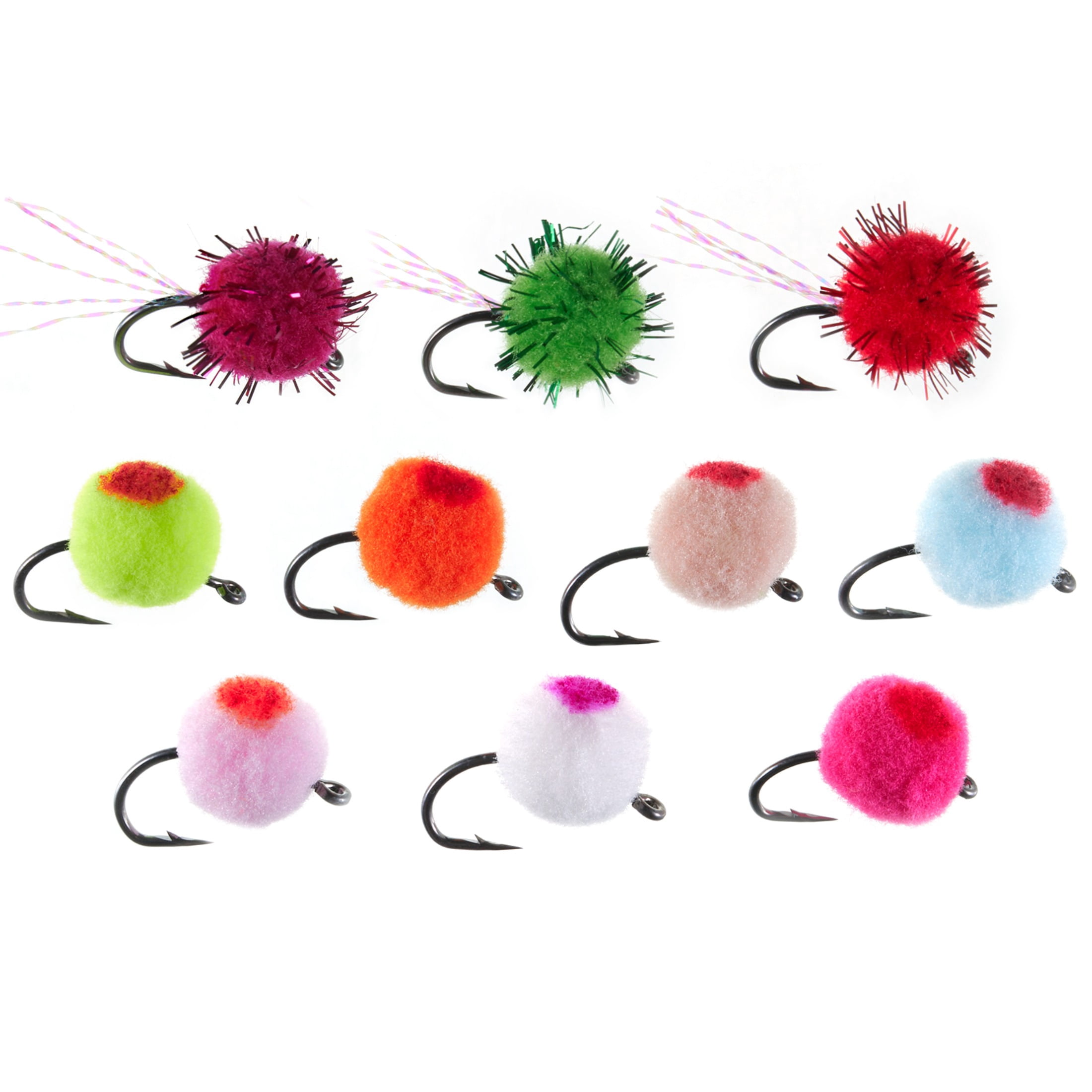 Bassdash Fly Fishing Wet Flies Streamers Nuke Eggs for Trout Steelhead ...