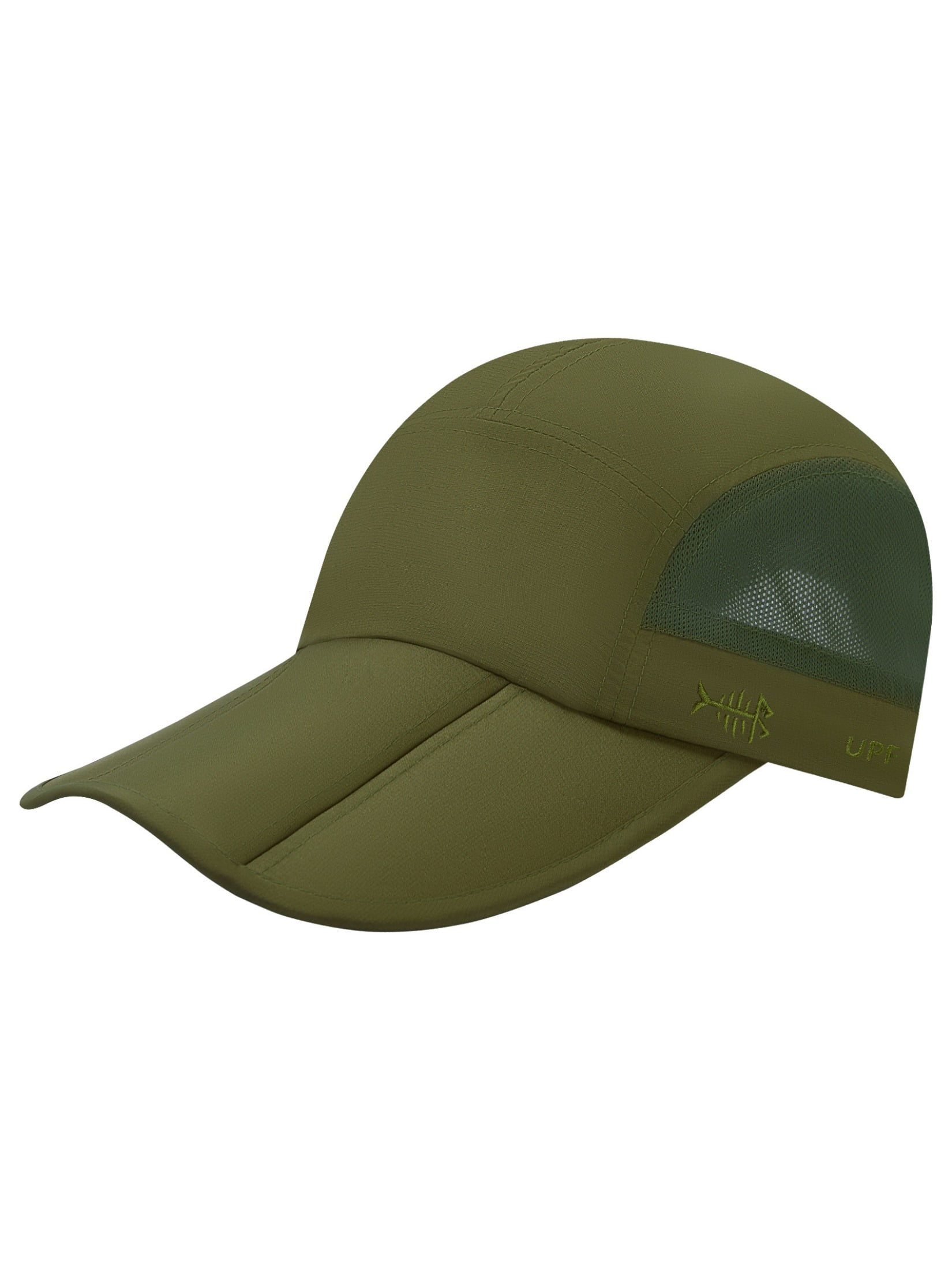 Bassdash Folding Fishing Baseball Cap UPF 50+ Water Resistant Outdoor ...