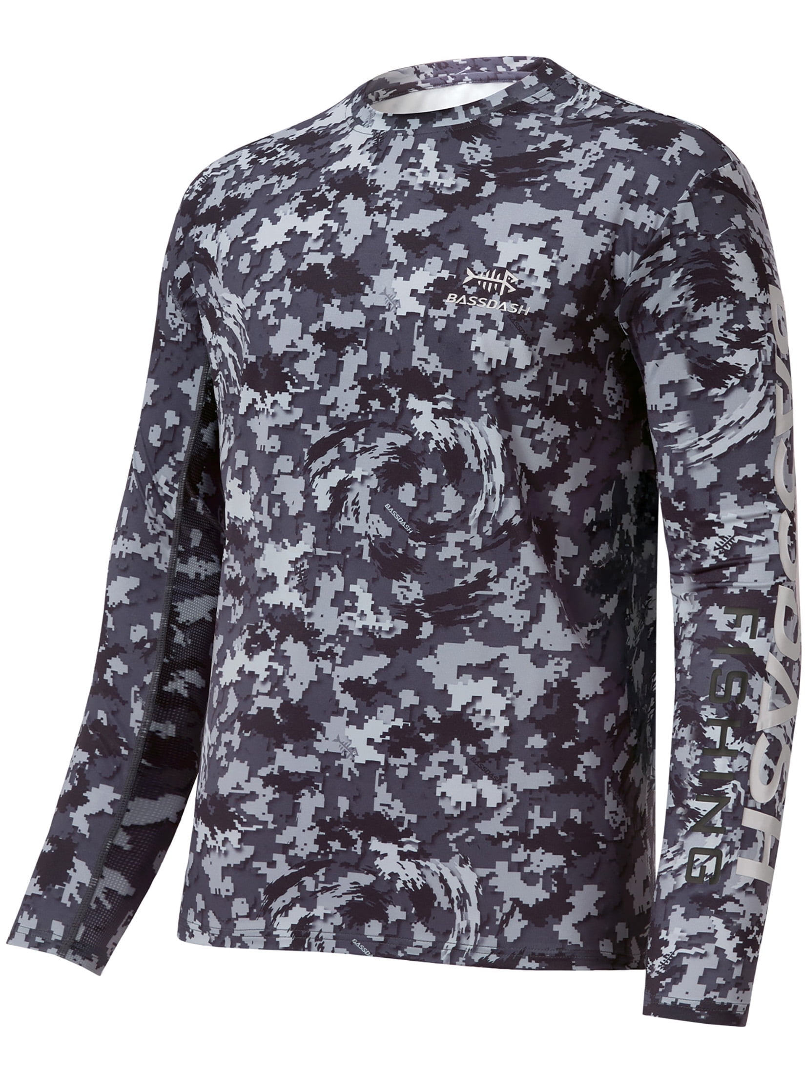 Bassdash Men’s Camo Fishing Shirts UPF 50+ Long Sleeve Quick Dry ...