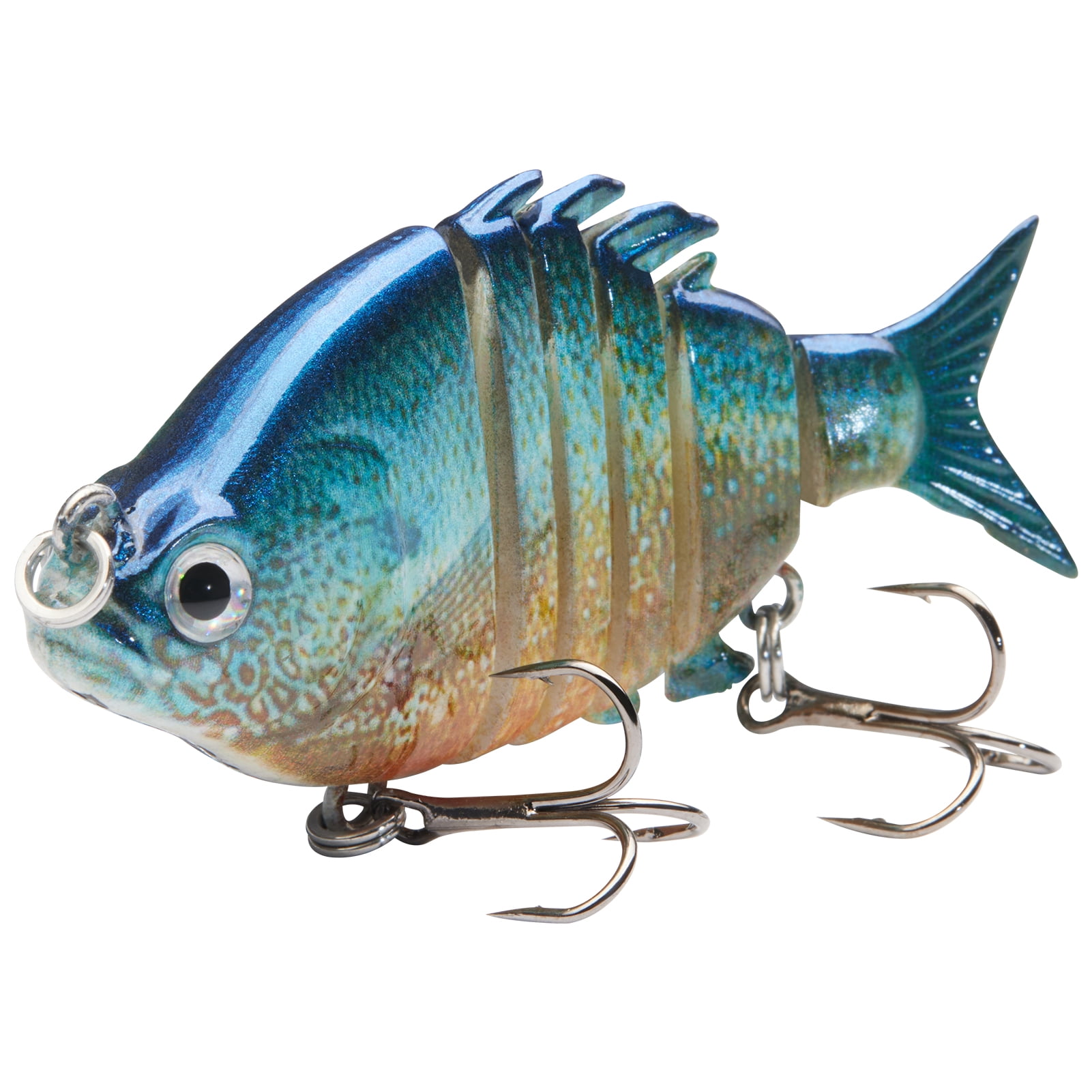 Bassdash SwimPanfish 2.5”/0.34oz Hard Bluegill Swimbaits Multi Jointed ...