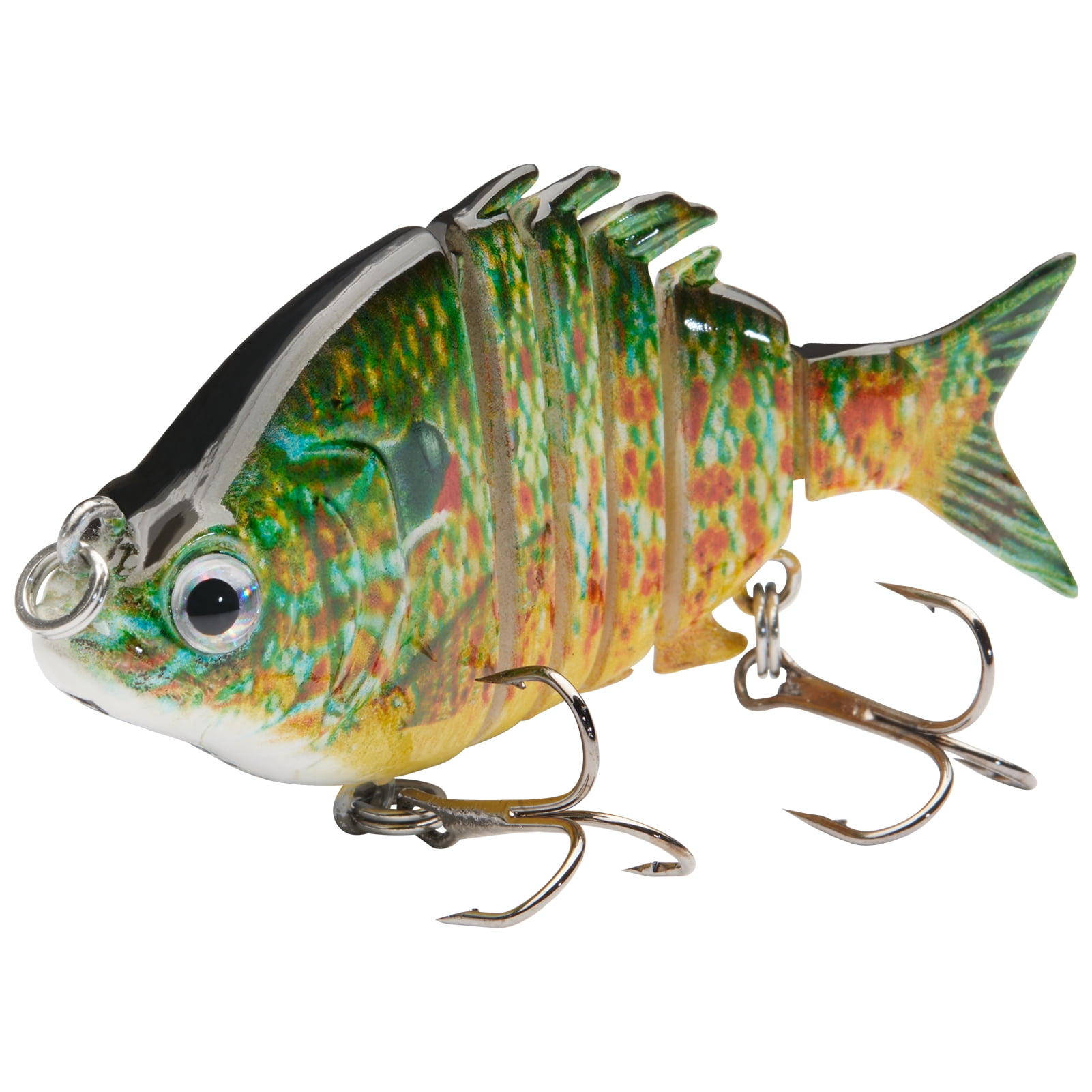 Bassdash SwimPanfish 2.5”/0.34oz Hard Bluegill Swimbaits Multi Jointed ...