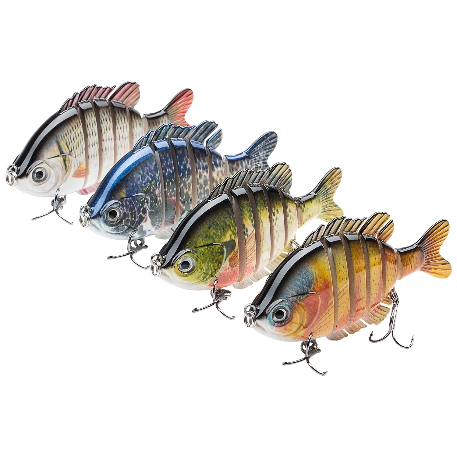 Bassdash SwimPanfish Multi Jointed Panfish Bluegill Swimbaits Hard ...