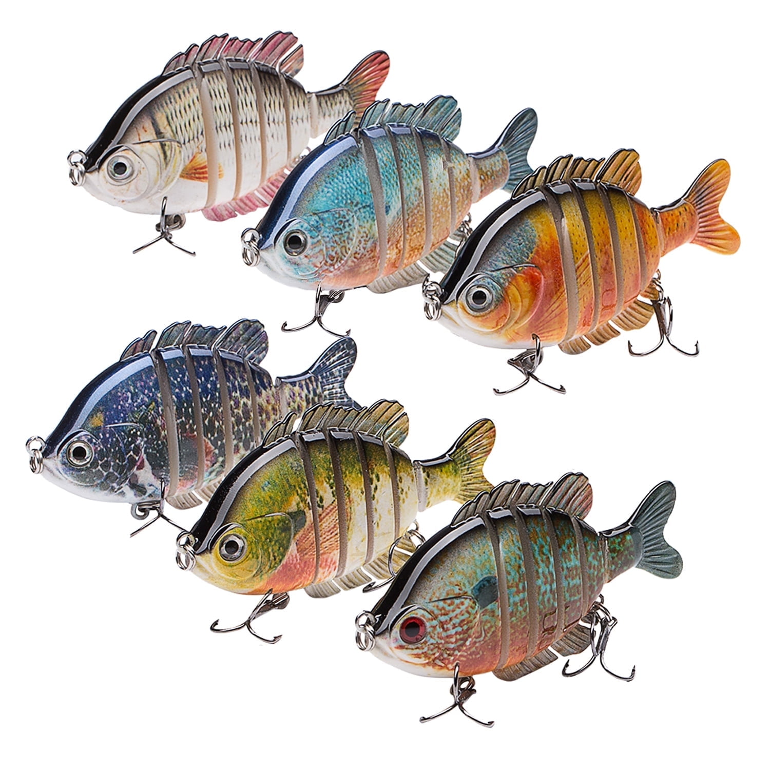 Bassdash SwimPanfish Multi Jointed Panfish Bluegill Swimbaits Hard ...