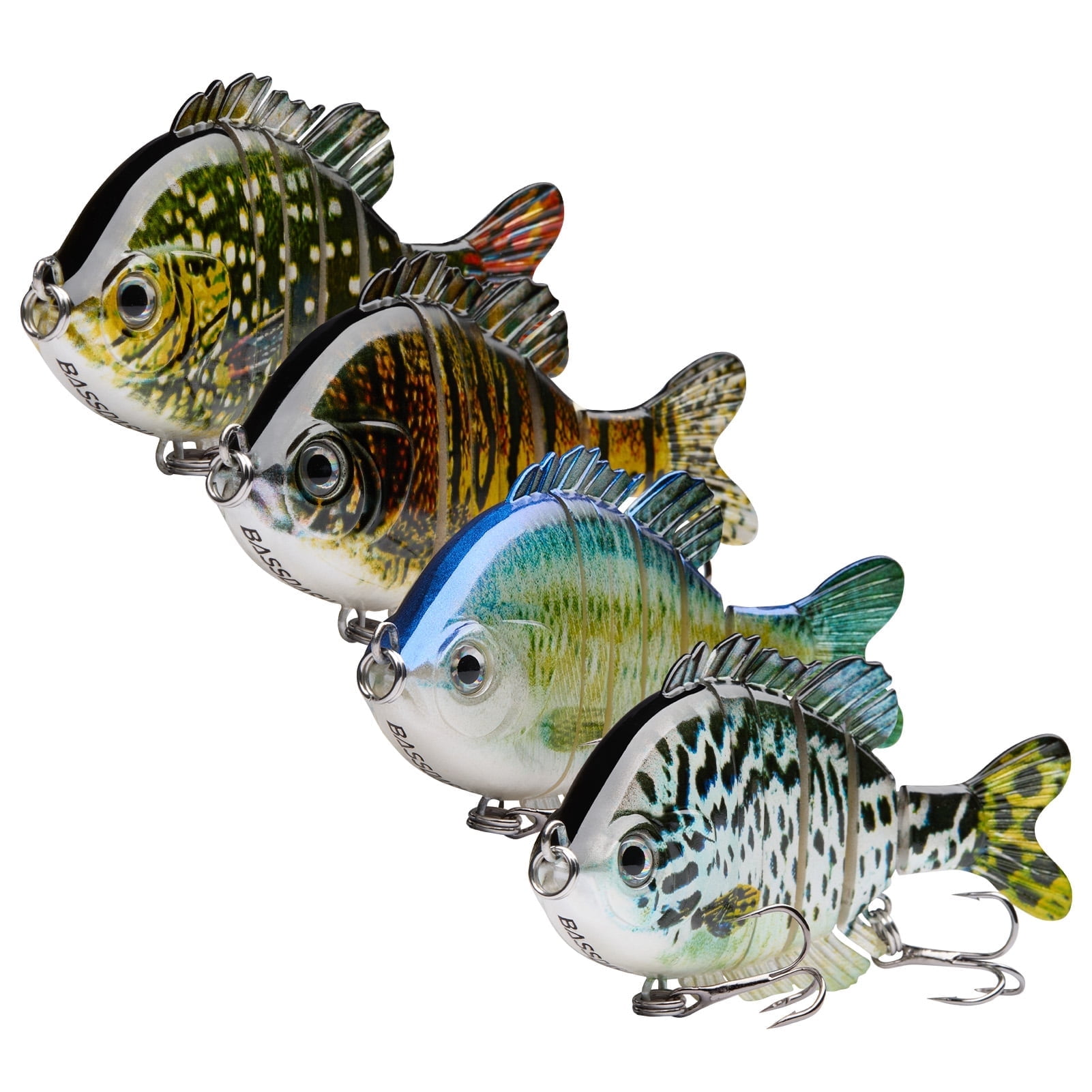 Bassdash SwimPanfish Multi Jointed Panfish Bluegill Swimbaits Hard ...