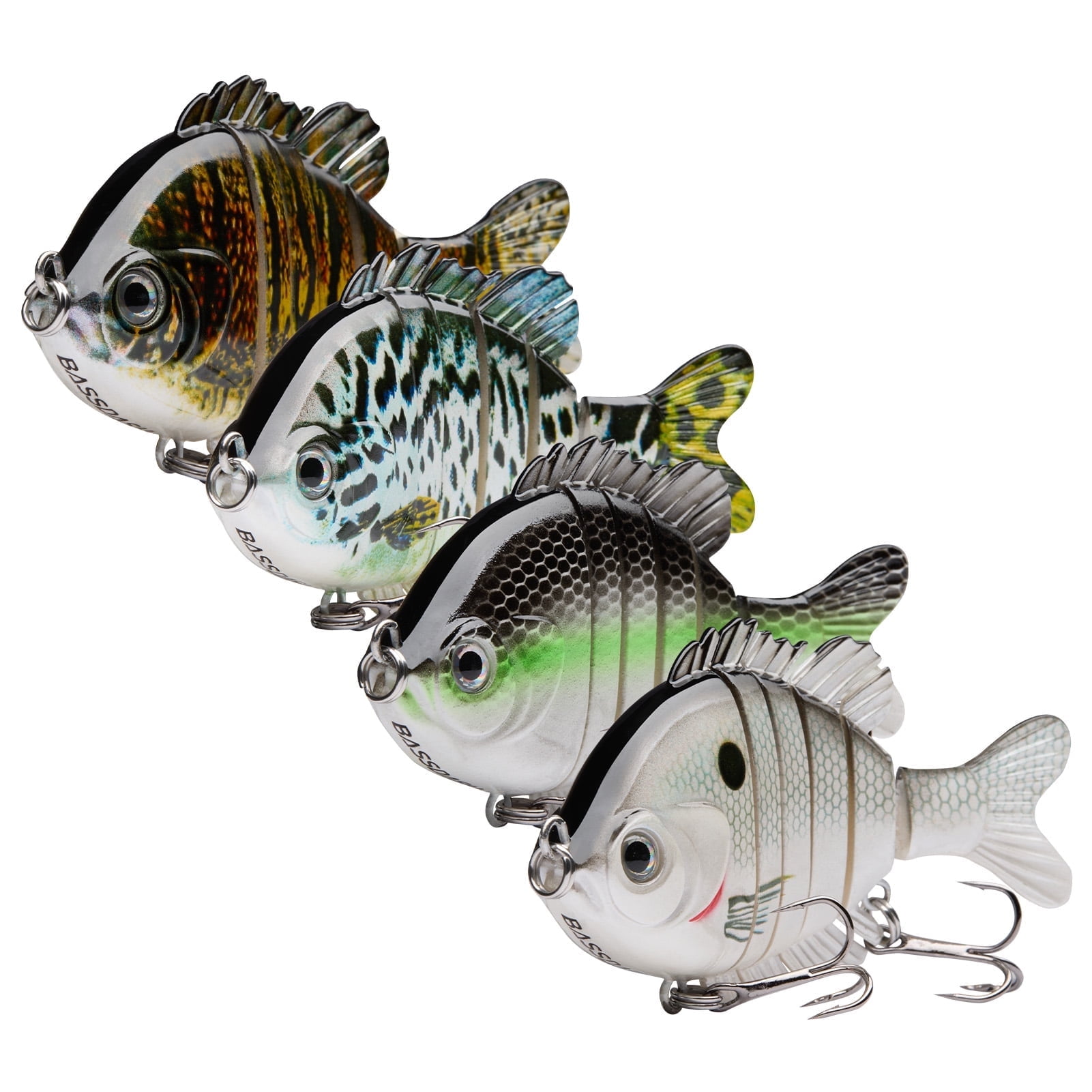Bassdash SwimPanfish Multi Jointed Panfish Bluegill Swimbaits Hard ...