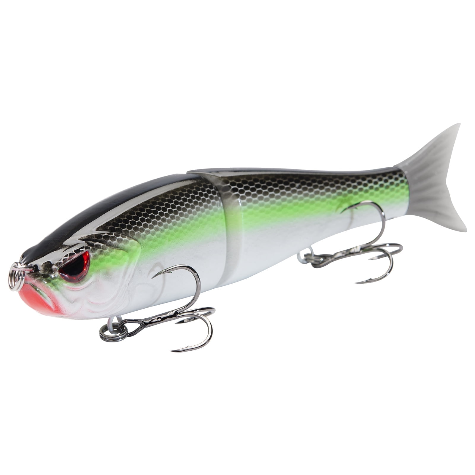 Bassdash SwimShad Glide Baits Jointed Swimbait Bass Pike Salmon Trout ...