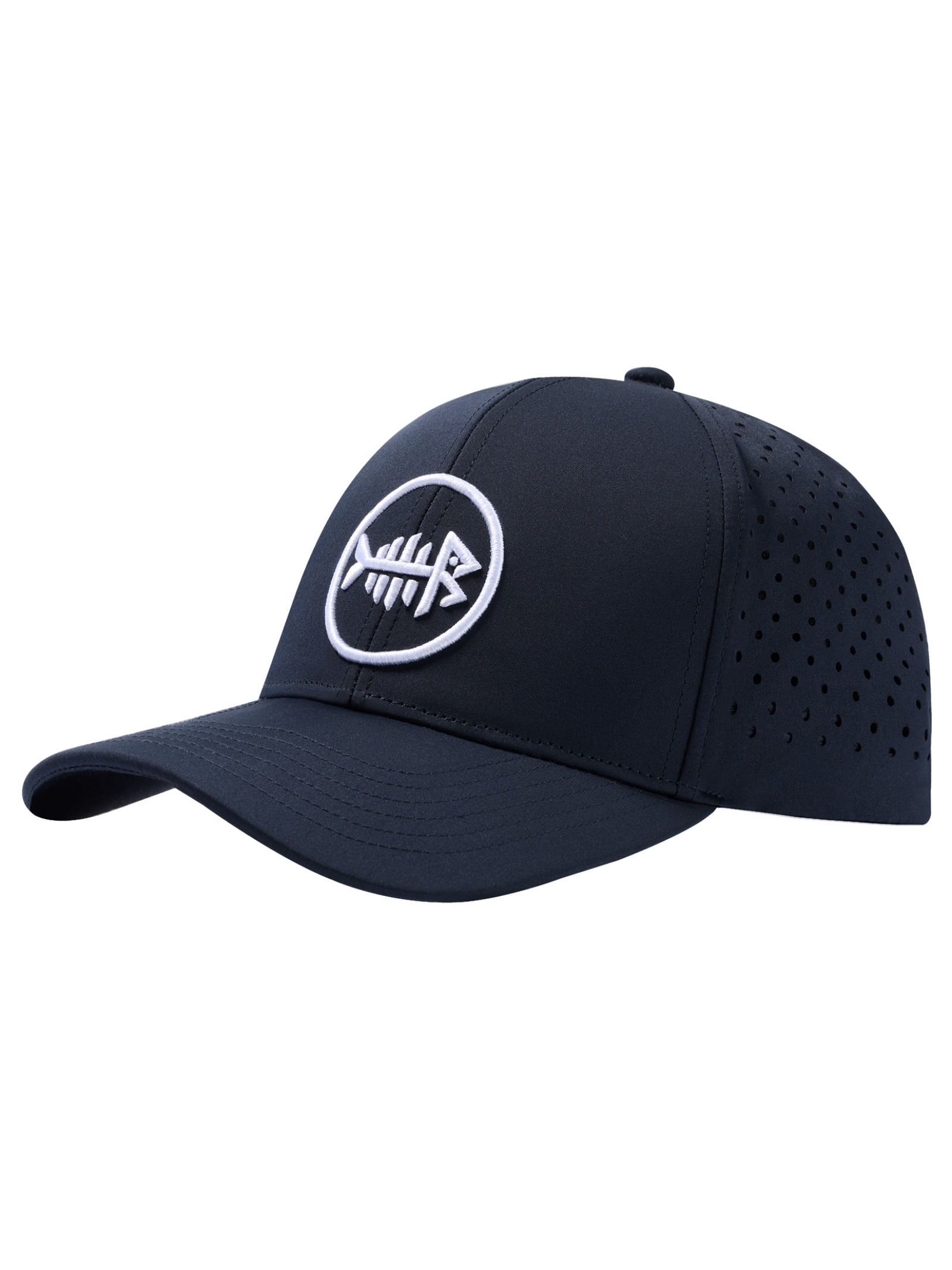Bassdash UPF 50+ Quick Dry Baseball Cap Water Resistant Laser Cut Mesh ...