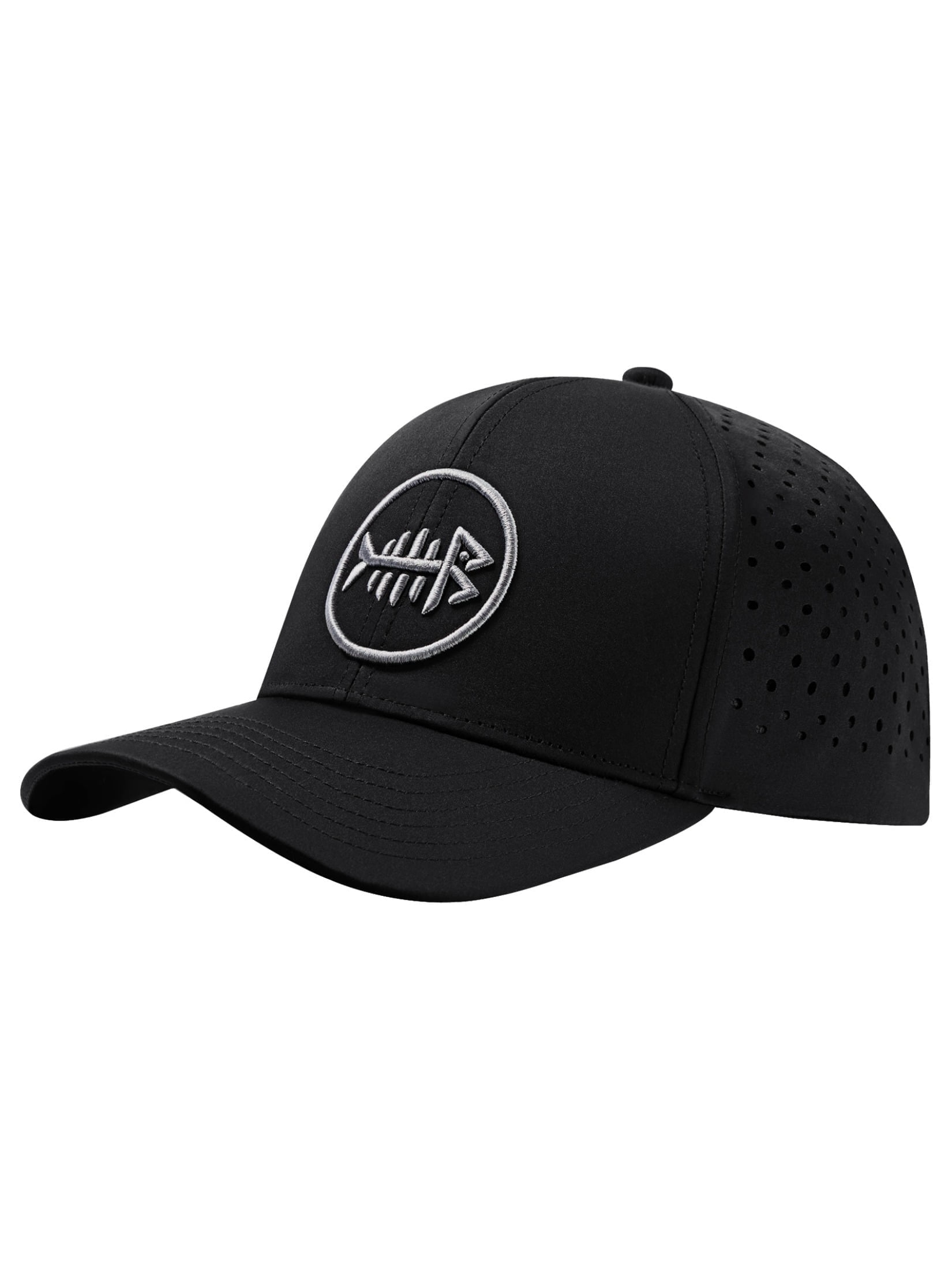 Bassdash UPF 50+ Quick Dry Baseball Cap Water Resistant Laser Cut Mesh ...
