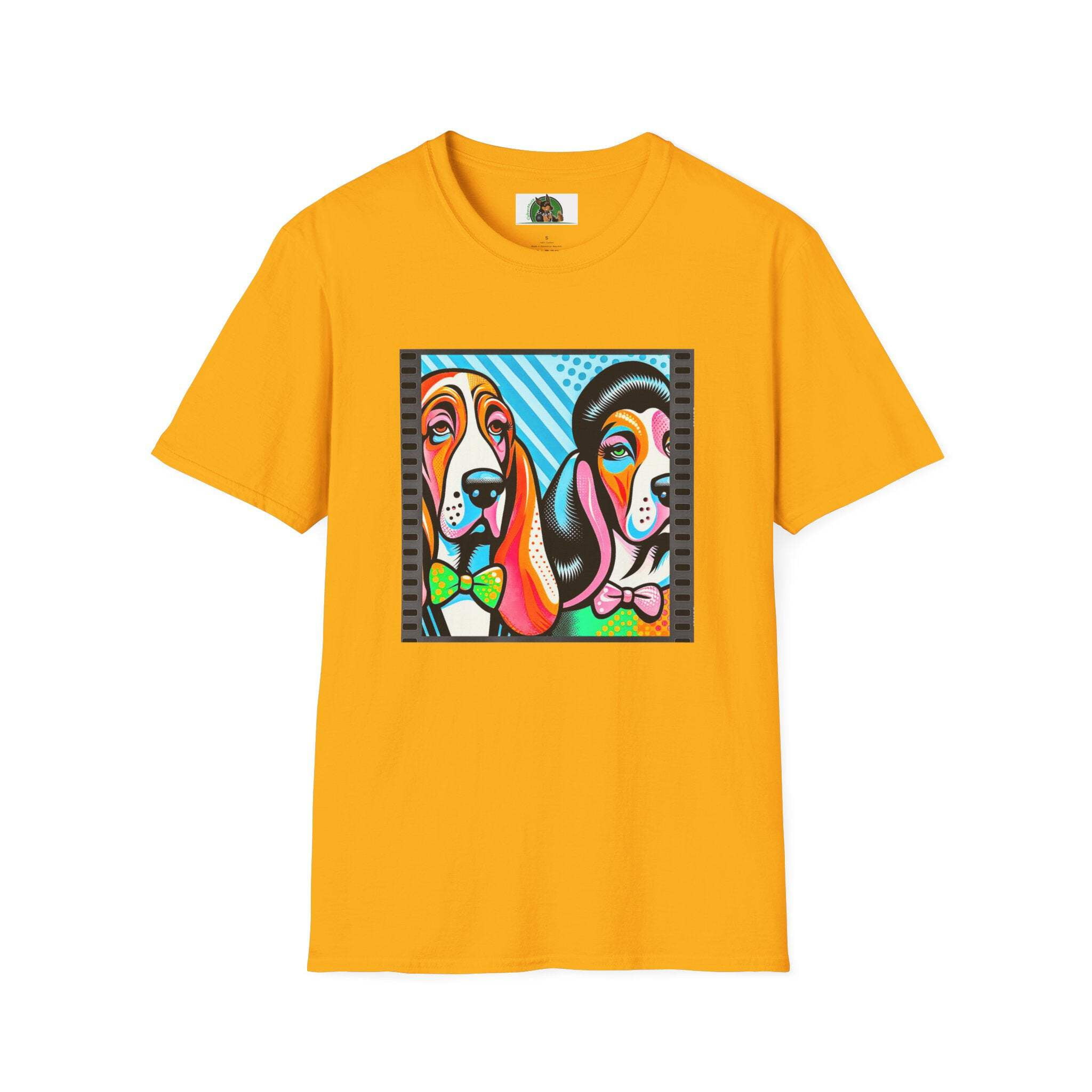 Basset Hound Colorful Couple Pop Art Pic - Walmart.com