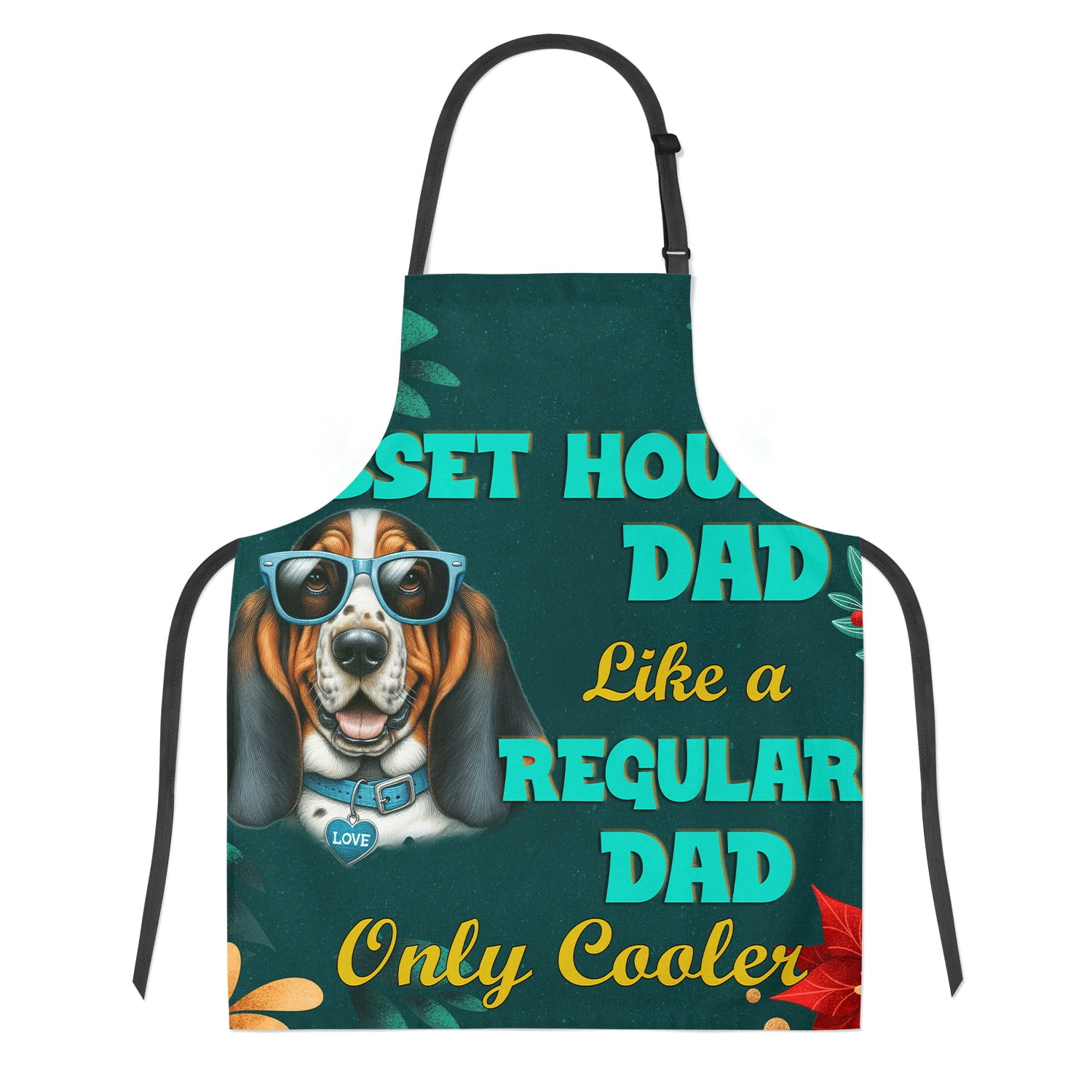 Basset Hound Dad Like a Regular Dad Only Cooler Happy Father's Day ...
