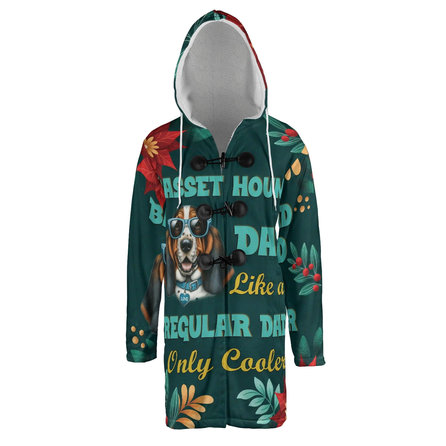 Basset Hound Dad Like a Regular Dad Only Cooler Happy Father's Day All ...