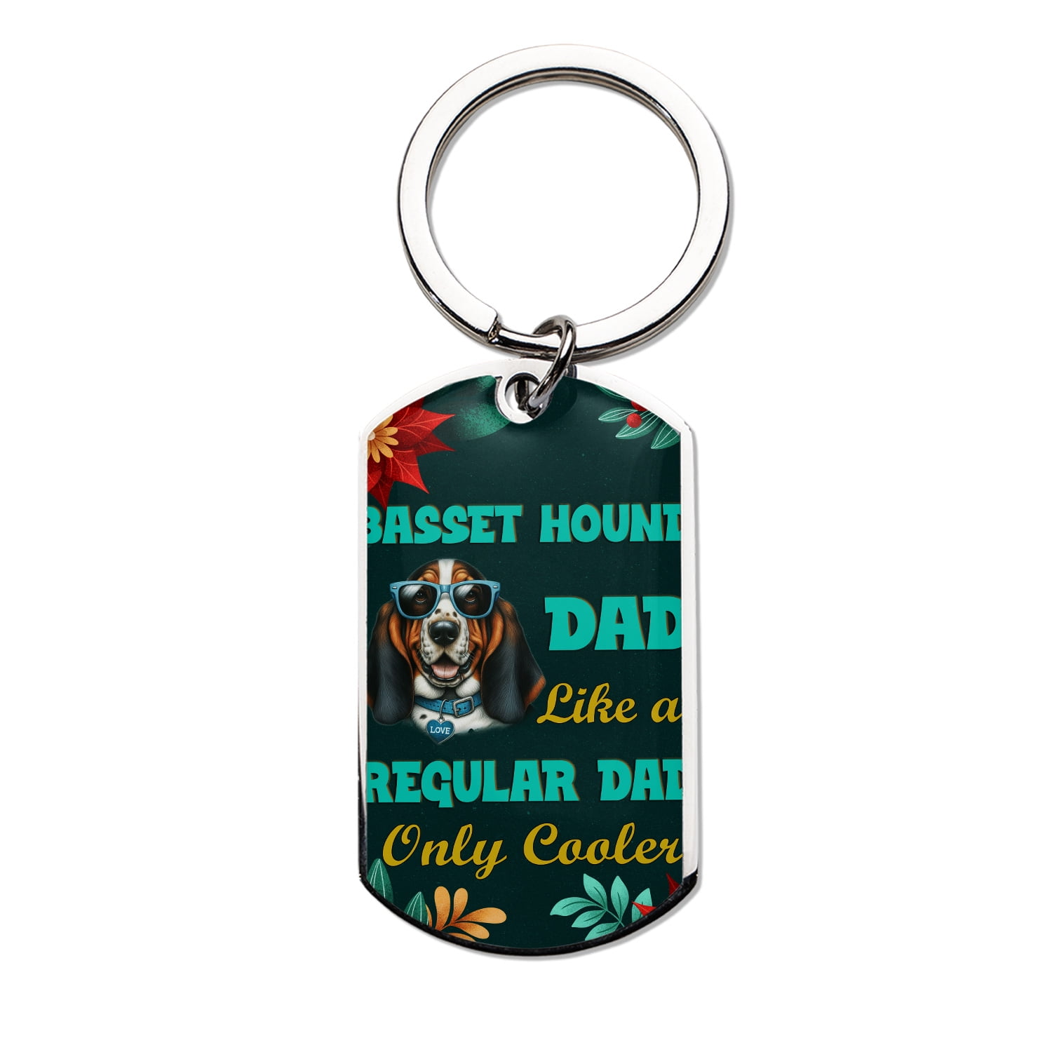 Basset Hound Dad Like a Regular Dad Only Cooler Happy Father's Day ...